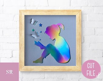 Digital: Girl Loves Books SVG. Book Lover. Librarian. Book | Etsy