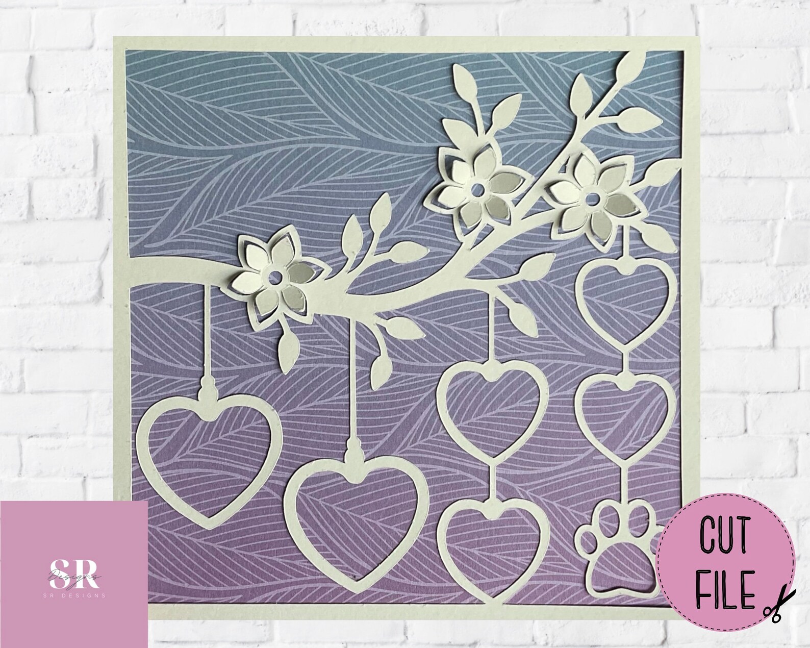 SVG: 3D Family Tree Card. Digital Download. Paper Cutting. - Etsy