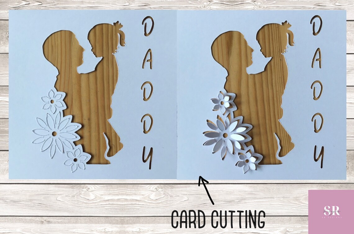 SVG: 3D/ ‘pop Up’ Father’s Day Card Digital Download. Daddy. Father’s ...