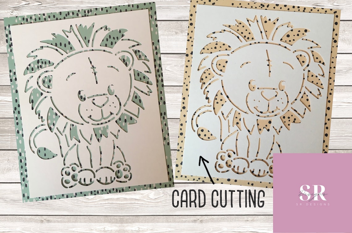 Cute Lion Card Cut File. SVG. Nursery Decor. - Etsy UK
