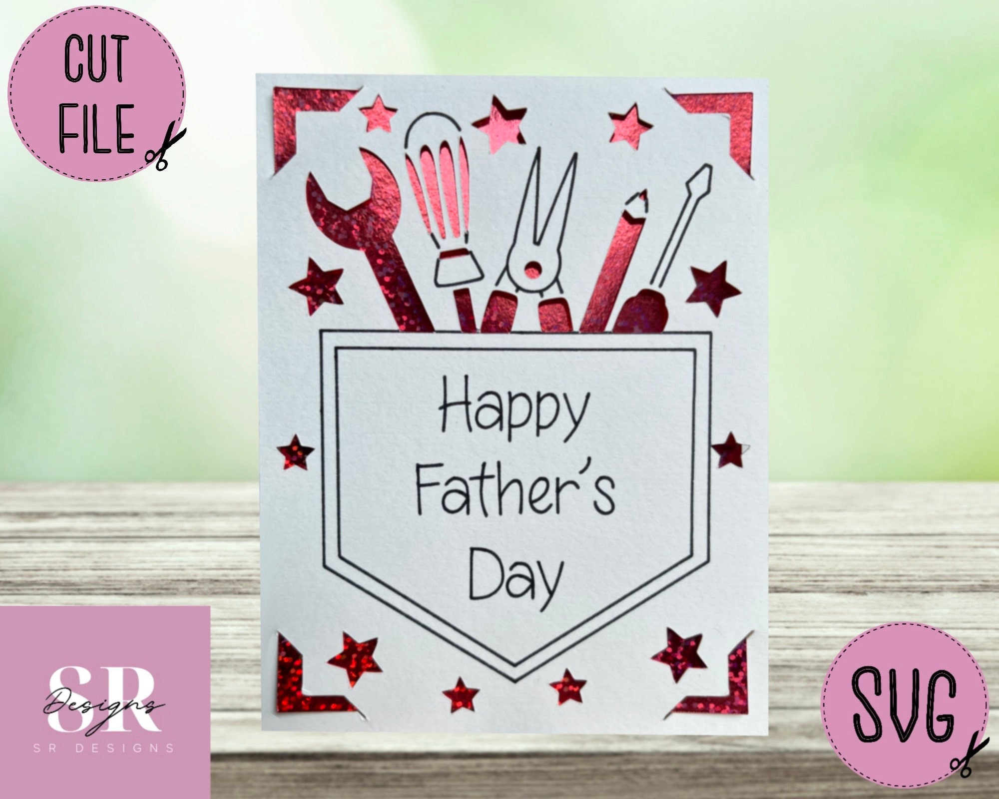 SVG: Fathers Day Insert Card Bundle. Cricut Joy Friendly. Draw and Cut ...