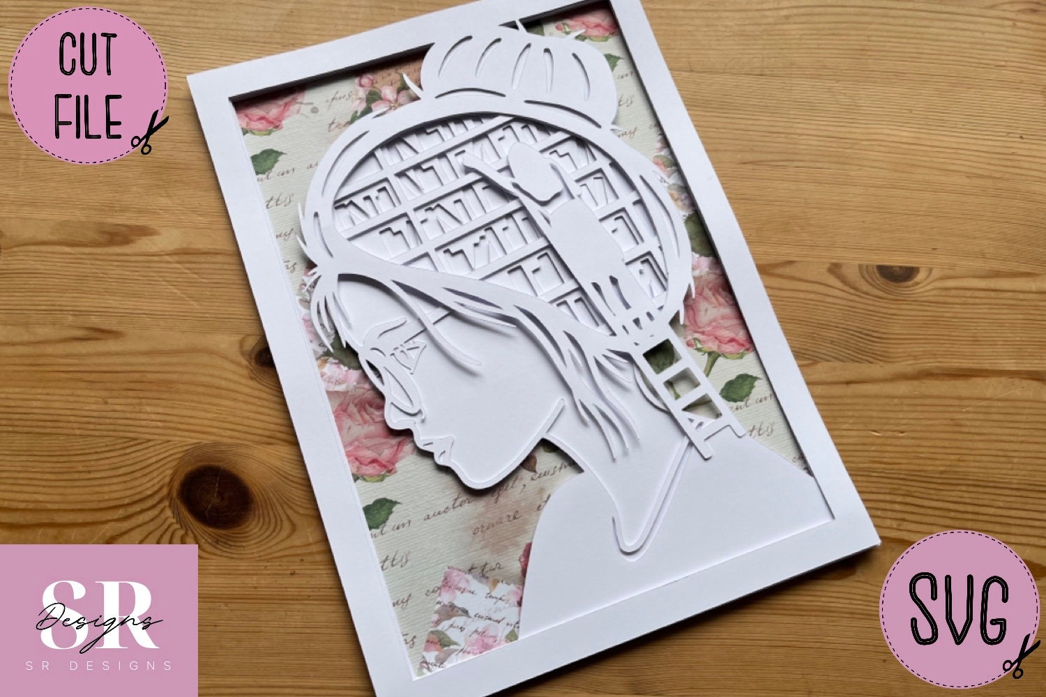 Digital: Girl Loves Books Shadowbox. Book Lover. Librarian. Book Worm ...