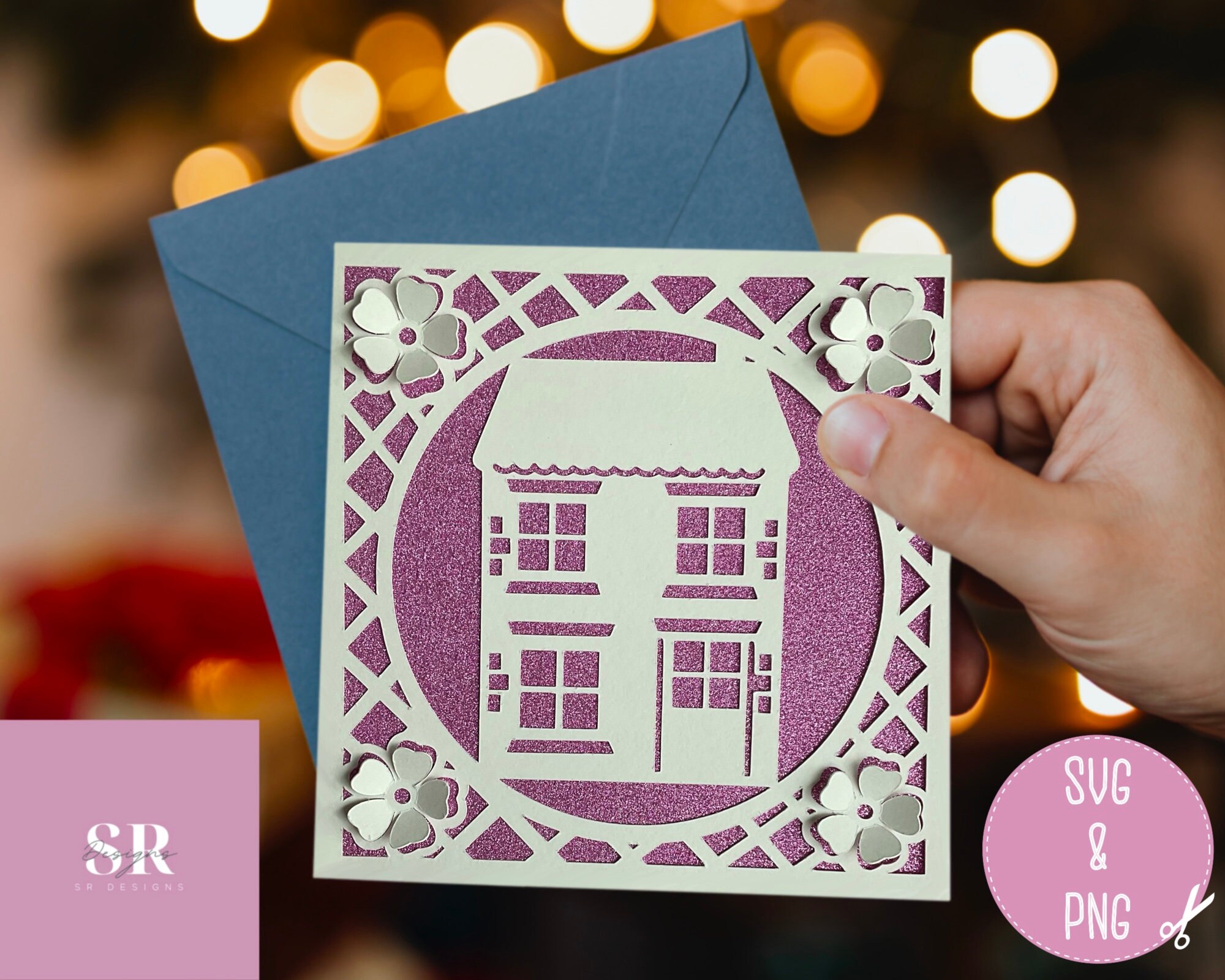 SVG: pop Up/ 3D New Home Card. Digital Download. Paper - Etsy