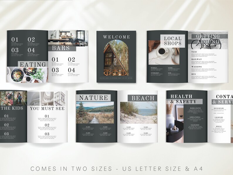 Airbnb Welcome Book Template, Welcome Guidebook, Vacation Rental ...