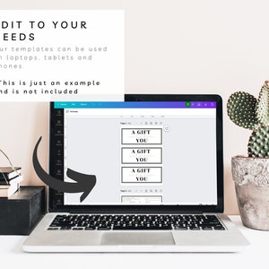 Business Gift Certificate Template, Editable Shop Gift Voucher ...