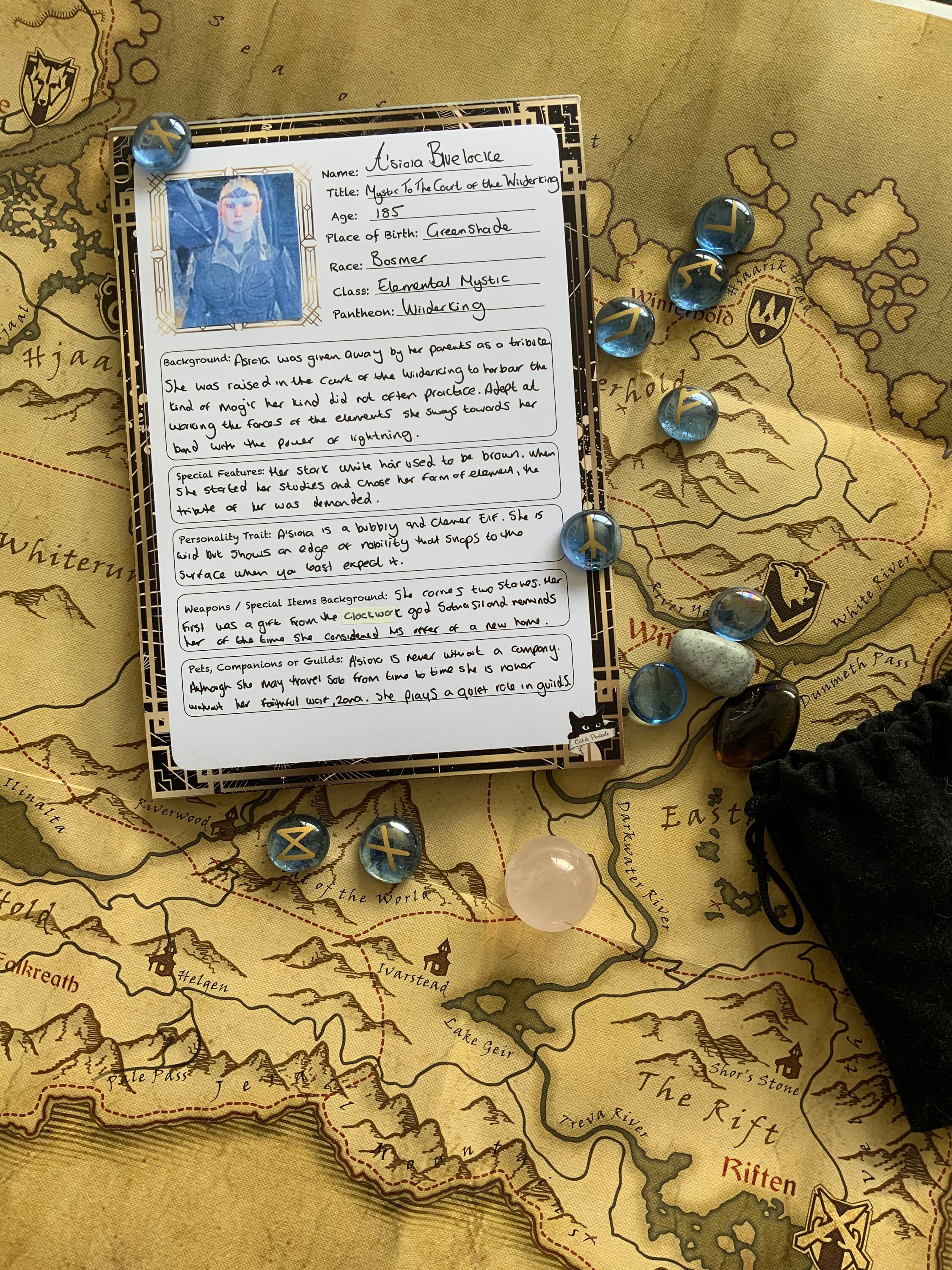 DIGITAL Elder Scrolls Online Planner Digital Character Sheet - Etsy España