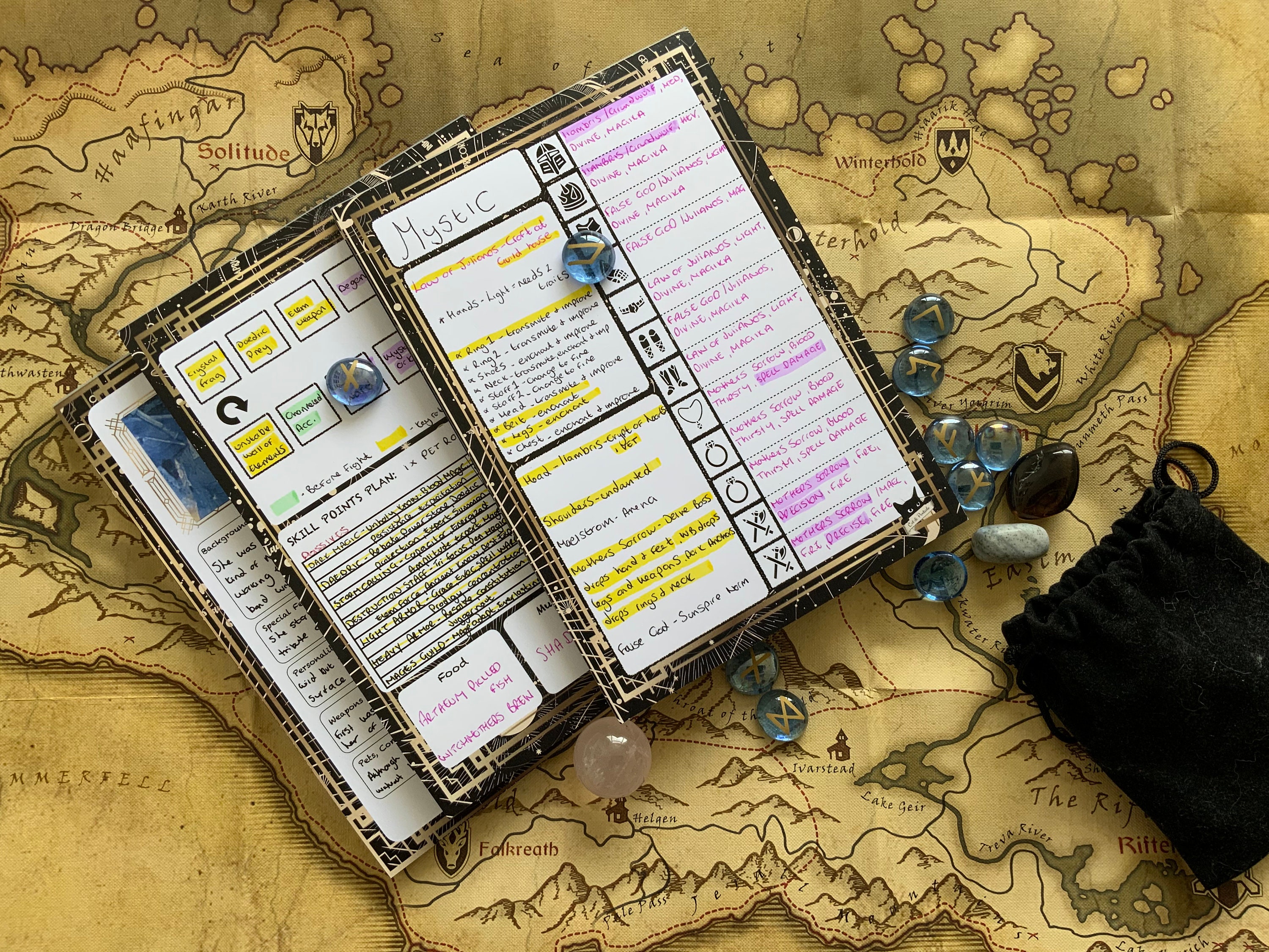 DIGITAL Elder Scrolls Online Planner - Digital Gear Planner - Etsy UK