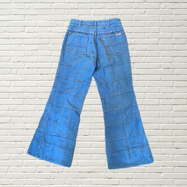 Window Pane Jeans - Etsy