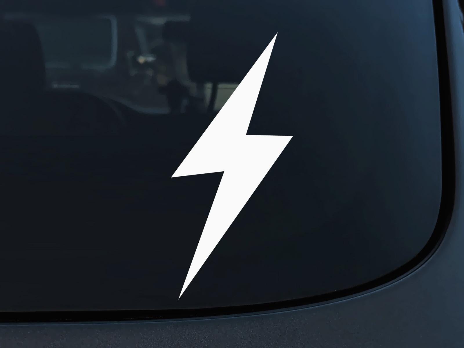 Lightning Bolt Electric Flash High Voltage Racing Symbol Vinyl Decal ...