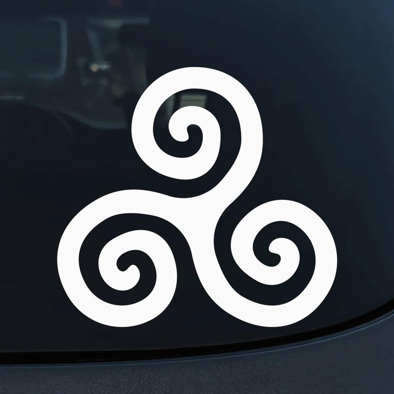 Celtic Triskelion Decal - Etsy