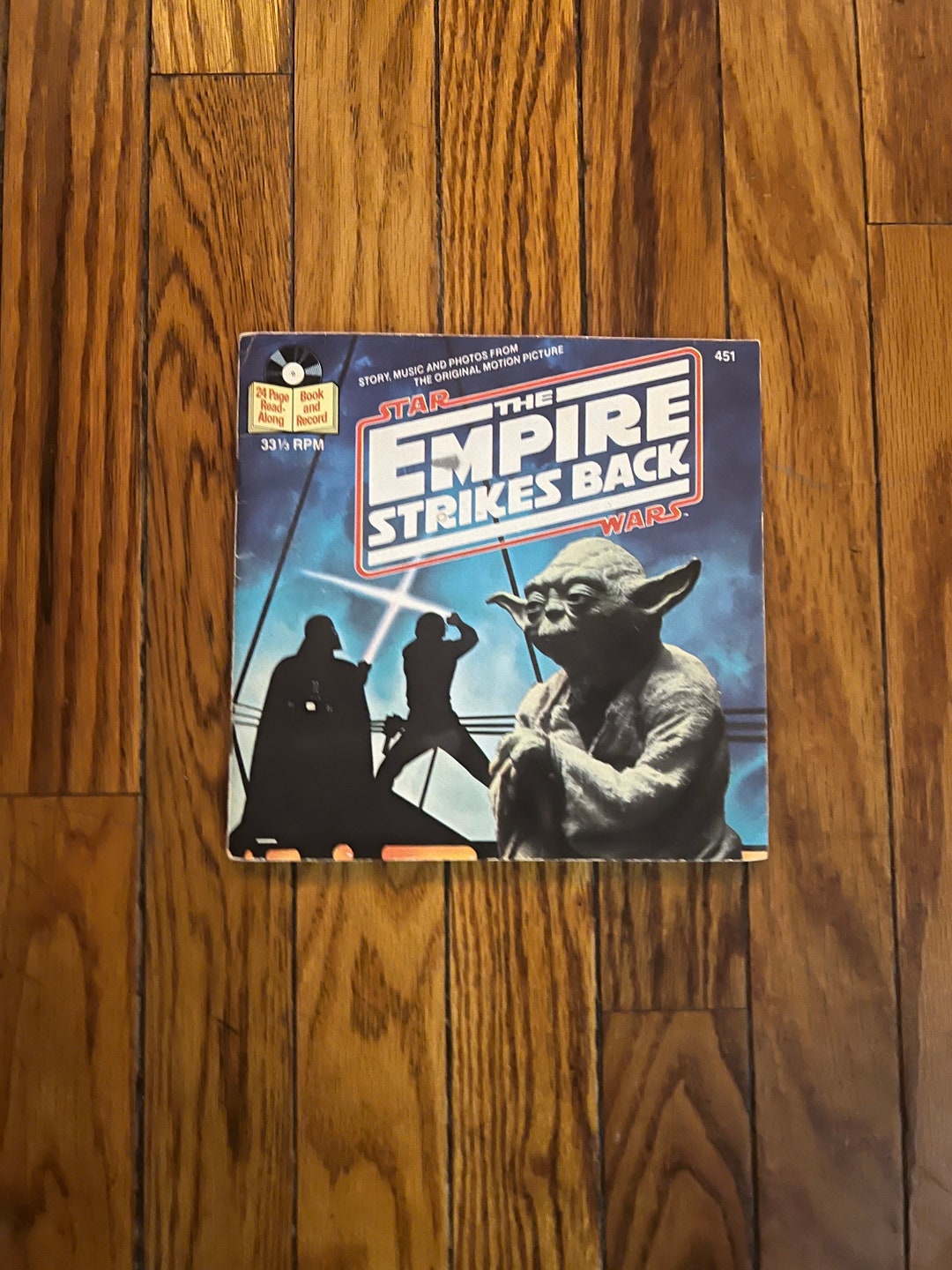 Star Wars the Empire Strikes Back Book and Record - Etsy