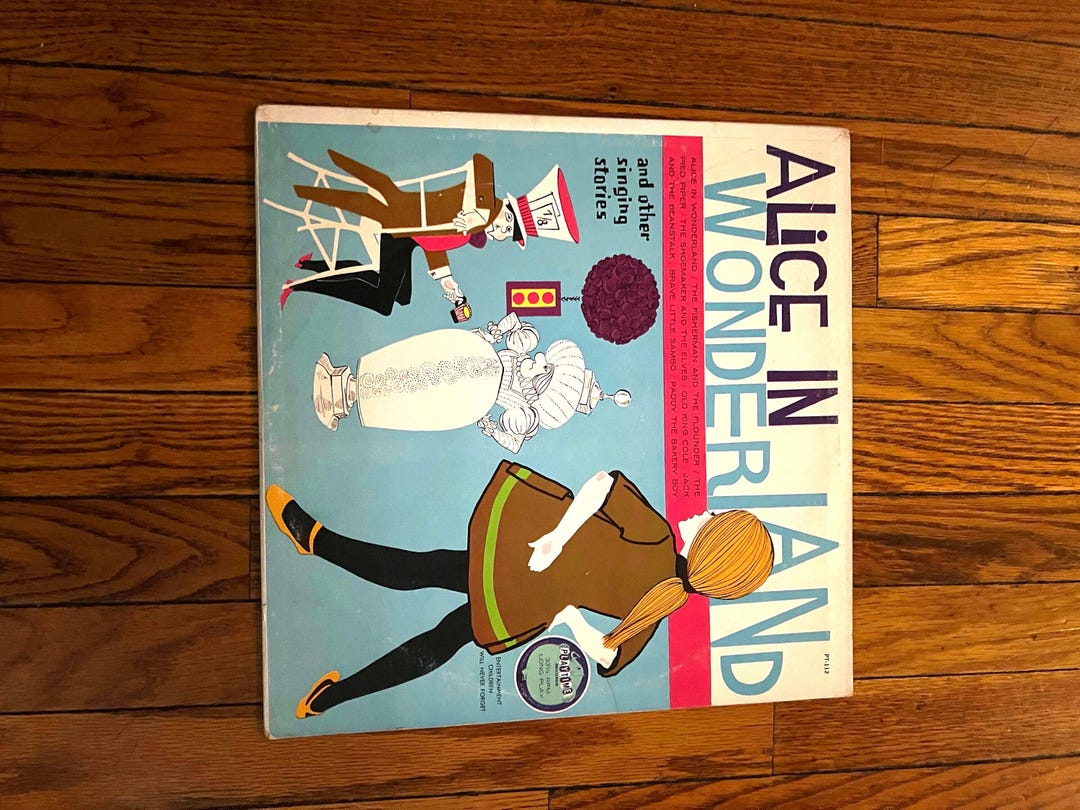 Alice in Wonderland - Vinyl Record - Etsy
