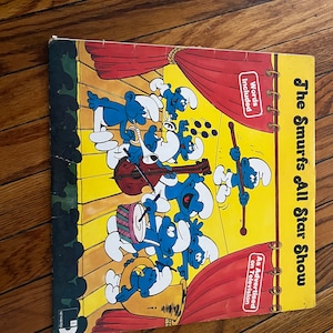 The Smurfs All Star Show Vintage Vinyl - Etsy
