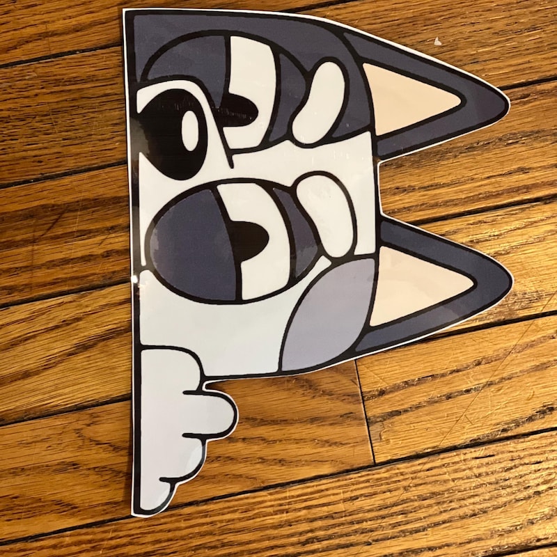 Bluey Muffin Sticker Decal - Etsy