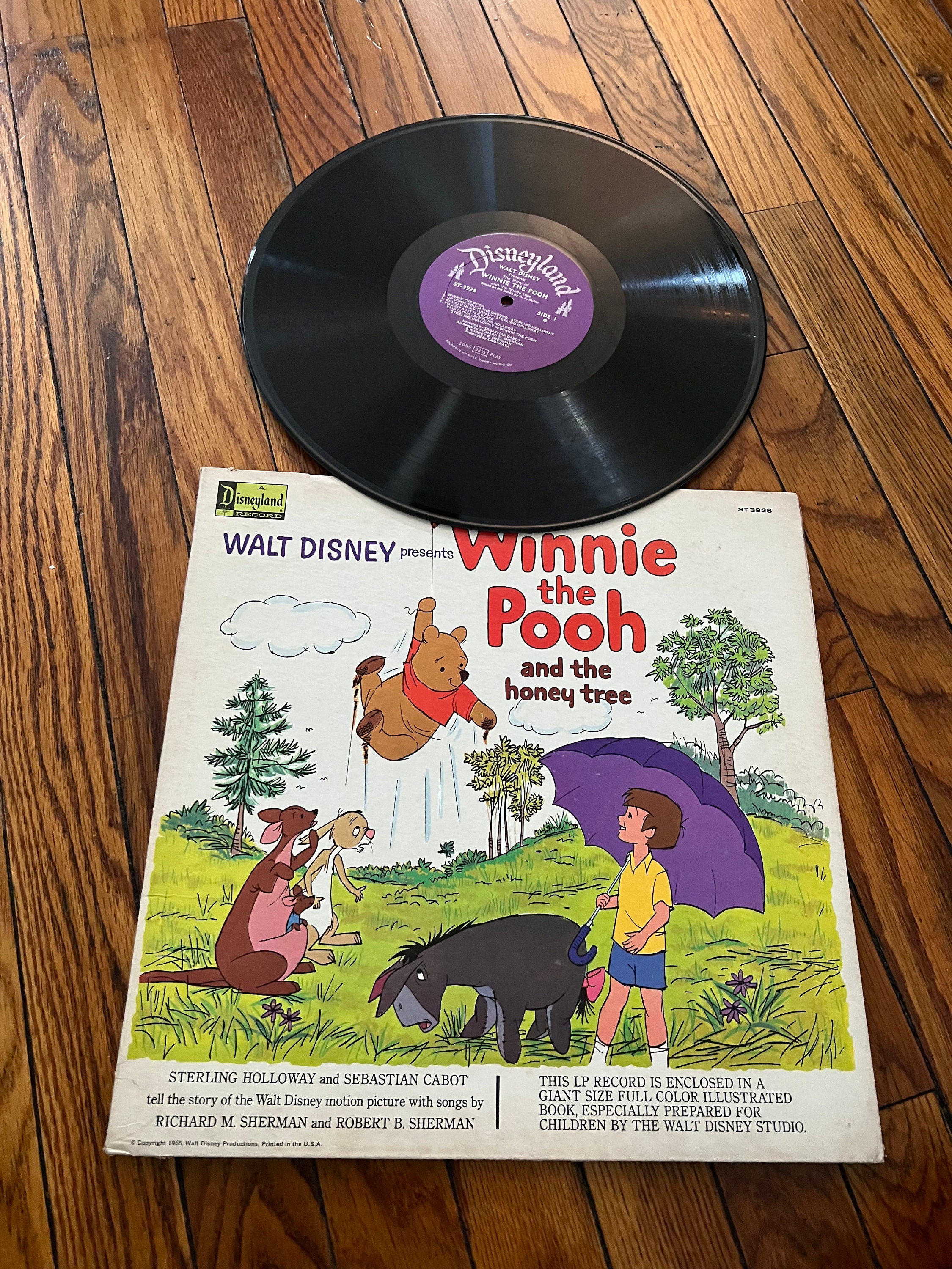 Walt Disney’s Winnie the Pooh Vintage Vinyl Album With Book. - Etsy