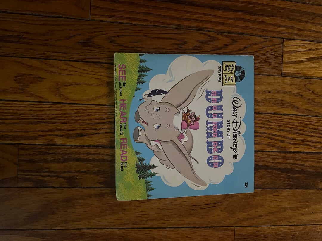 Walt Disney - Dumbo - Book and Record - Etsy