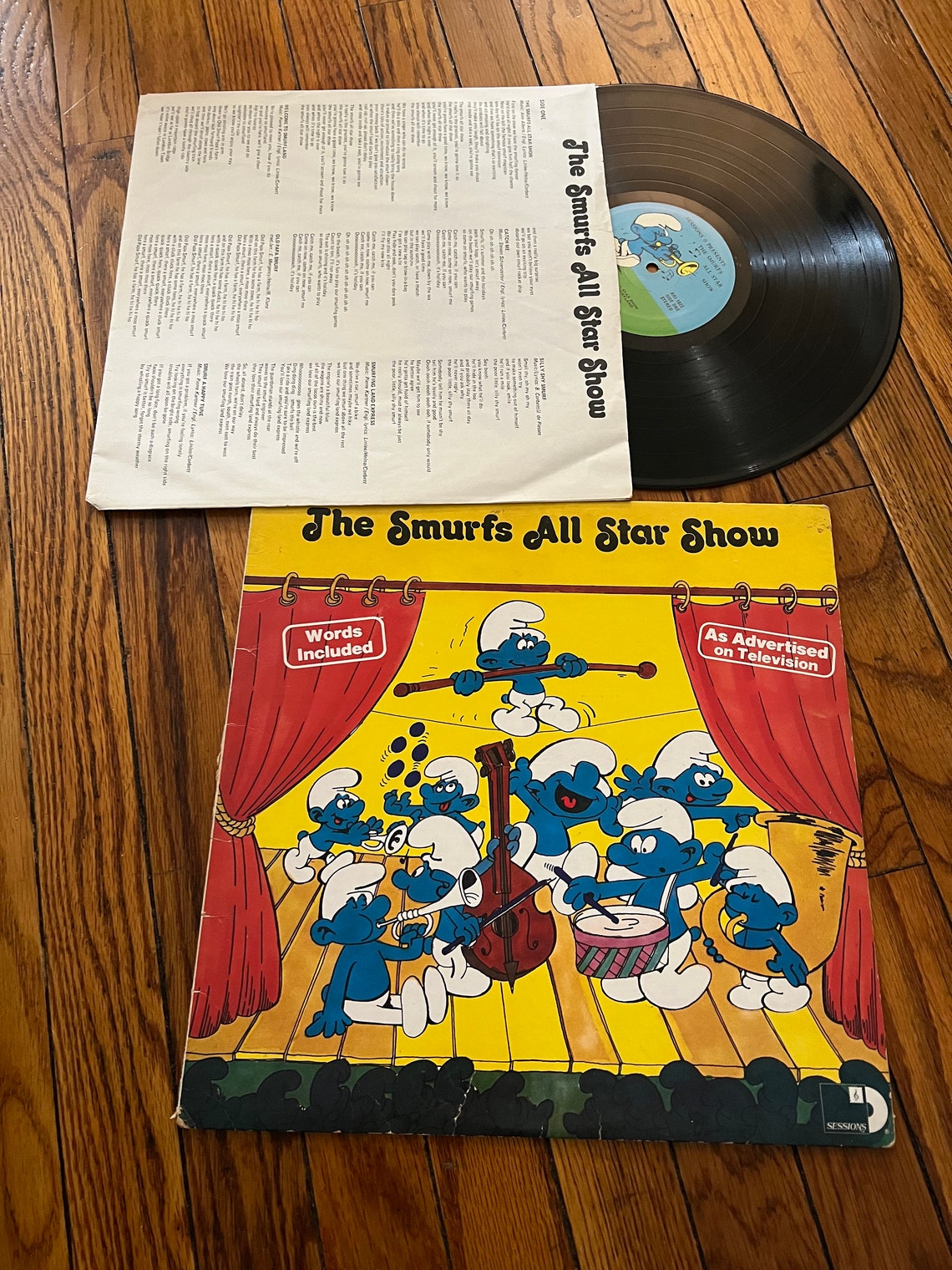 The Smurfs All Star Show Vintage Vinyl - Etsy