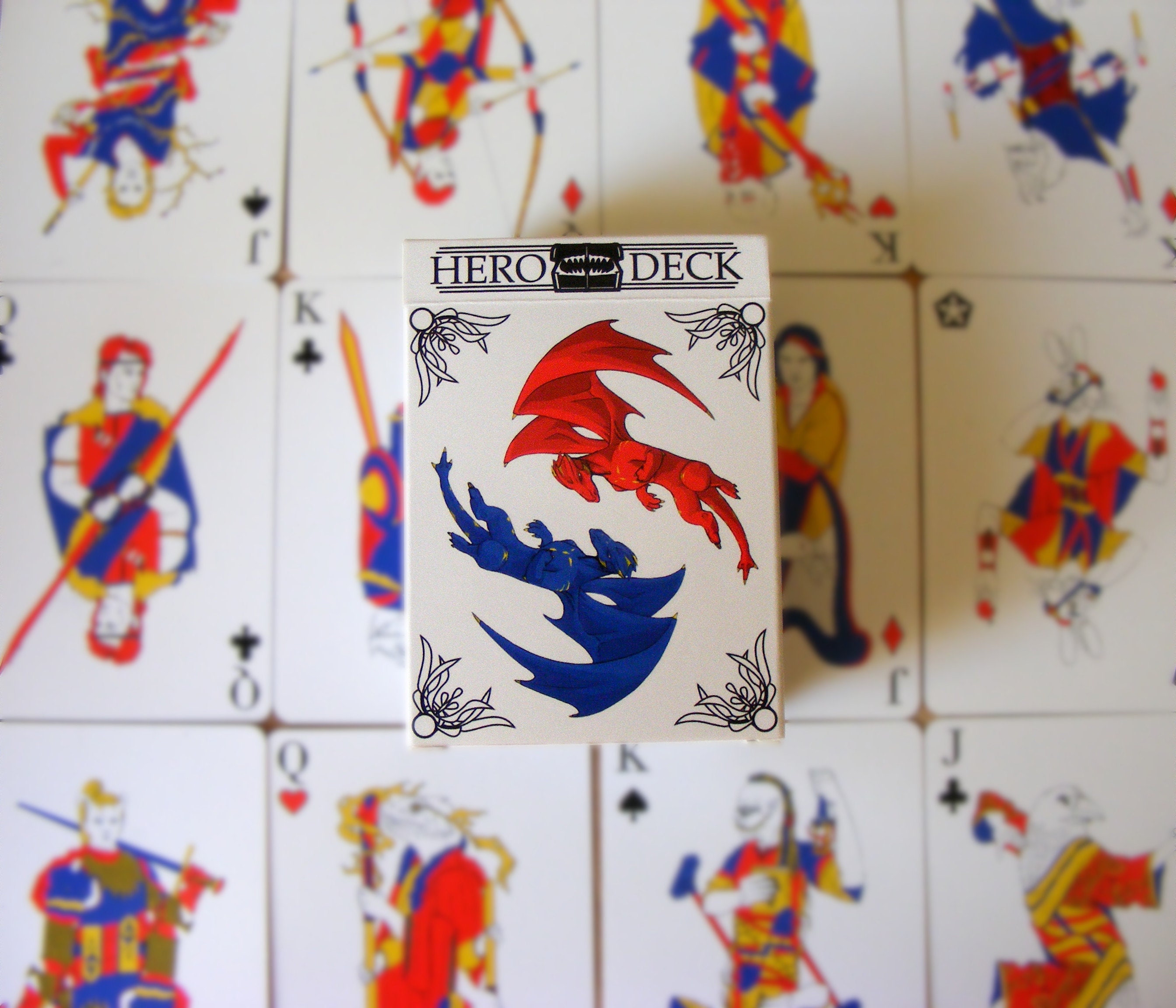 Hero Deck a Dnd and RPG Inspired Deck of Playing Cards - Etsy UK