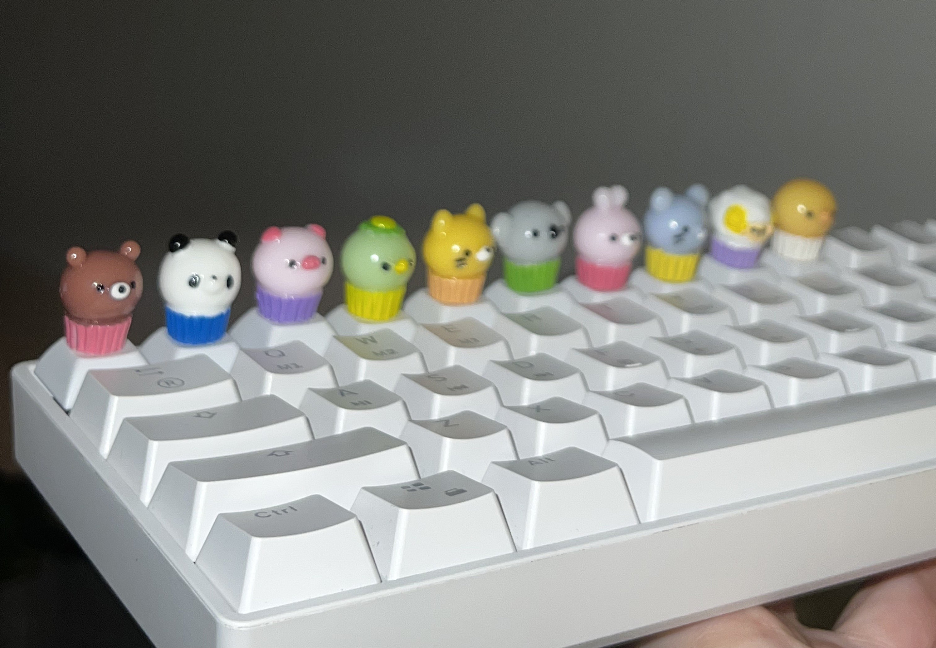 Animal Cupcake Keycaps - Etsy
