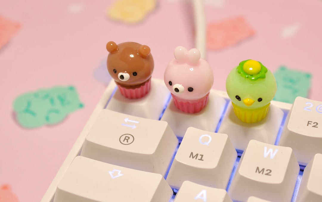 Animal Cupcake Keycaps - Etsy
