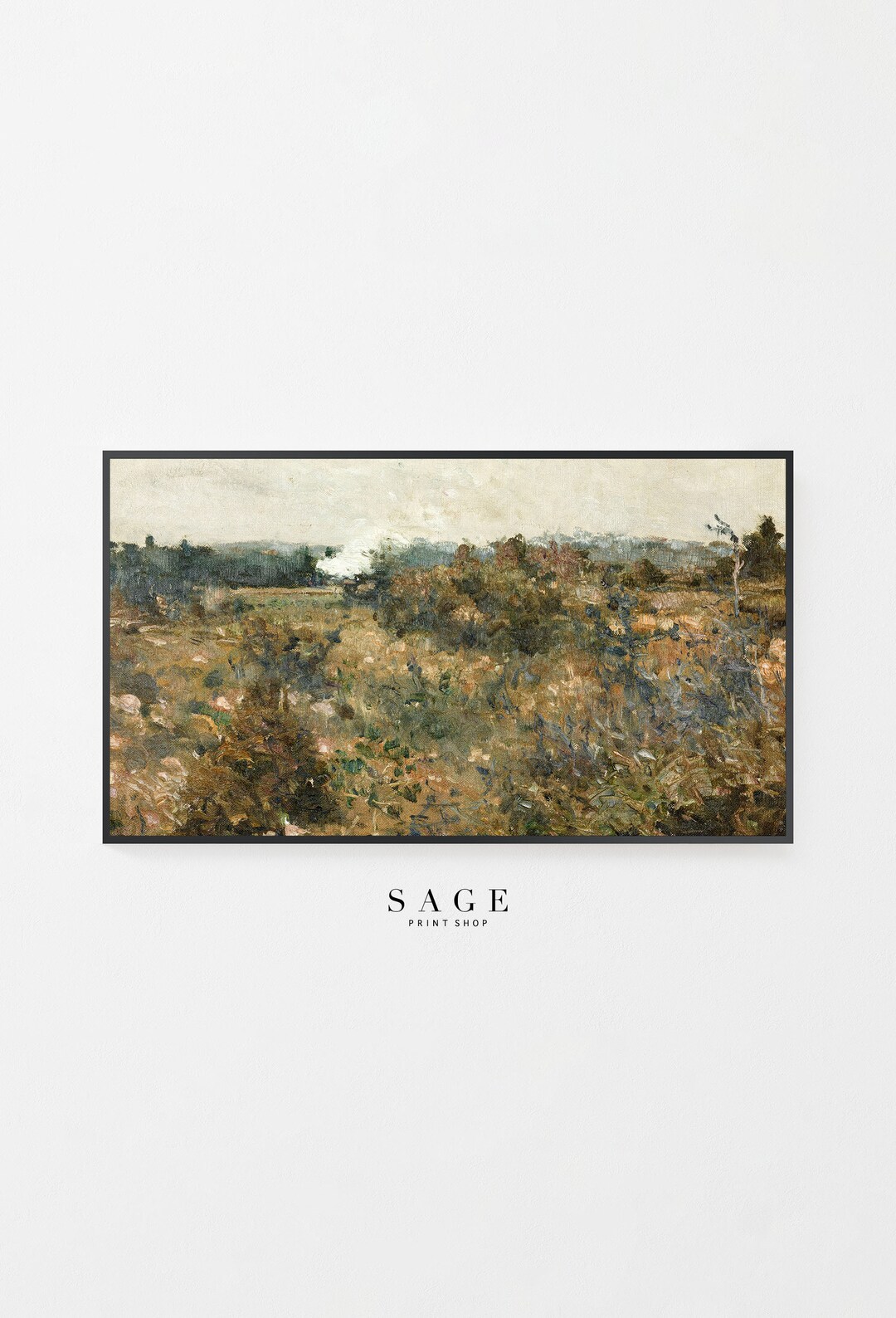 Frame TV Landscape Study | Farmhouse Samsung Frame TV Art | 218 - Etsy