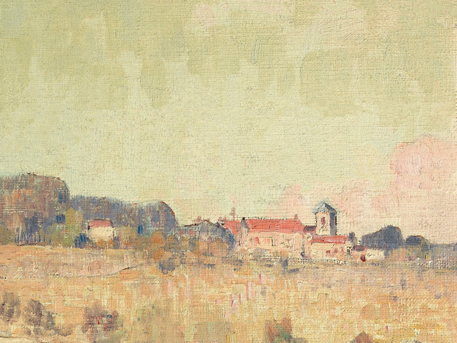 Landscape Wall Art | French Countryside Oil Painting | French Country ...