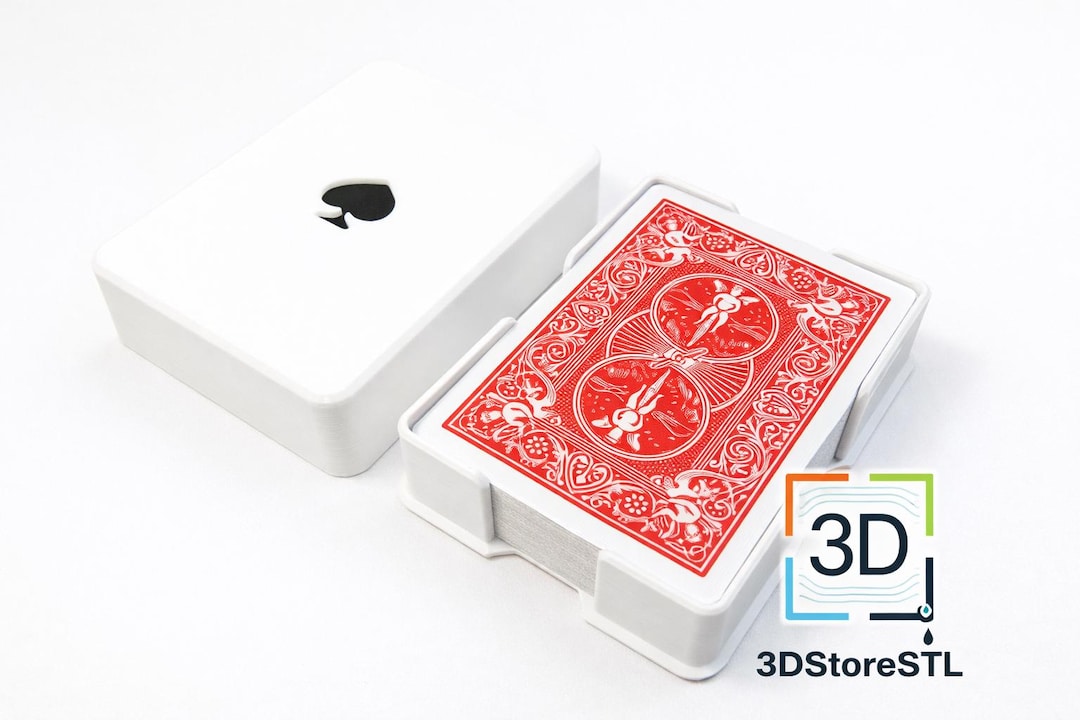 3D Printing - Playing Cards Box - STL File - Etsy