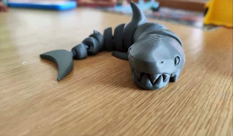3D Printing - Articulated Baby Shark - STL File - Etsy