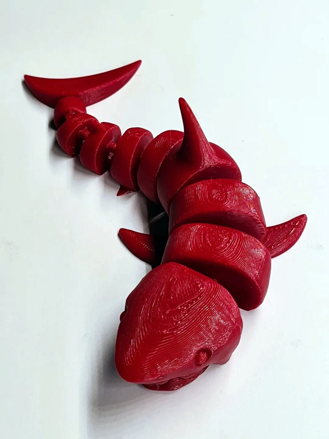Articulated Baby Shark STL File - Print in Place Flexi Toy 3D Download ...