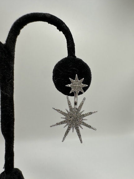 Silver Star Pin - Etsy