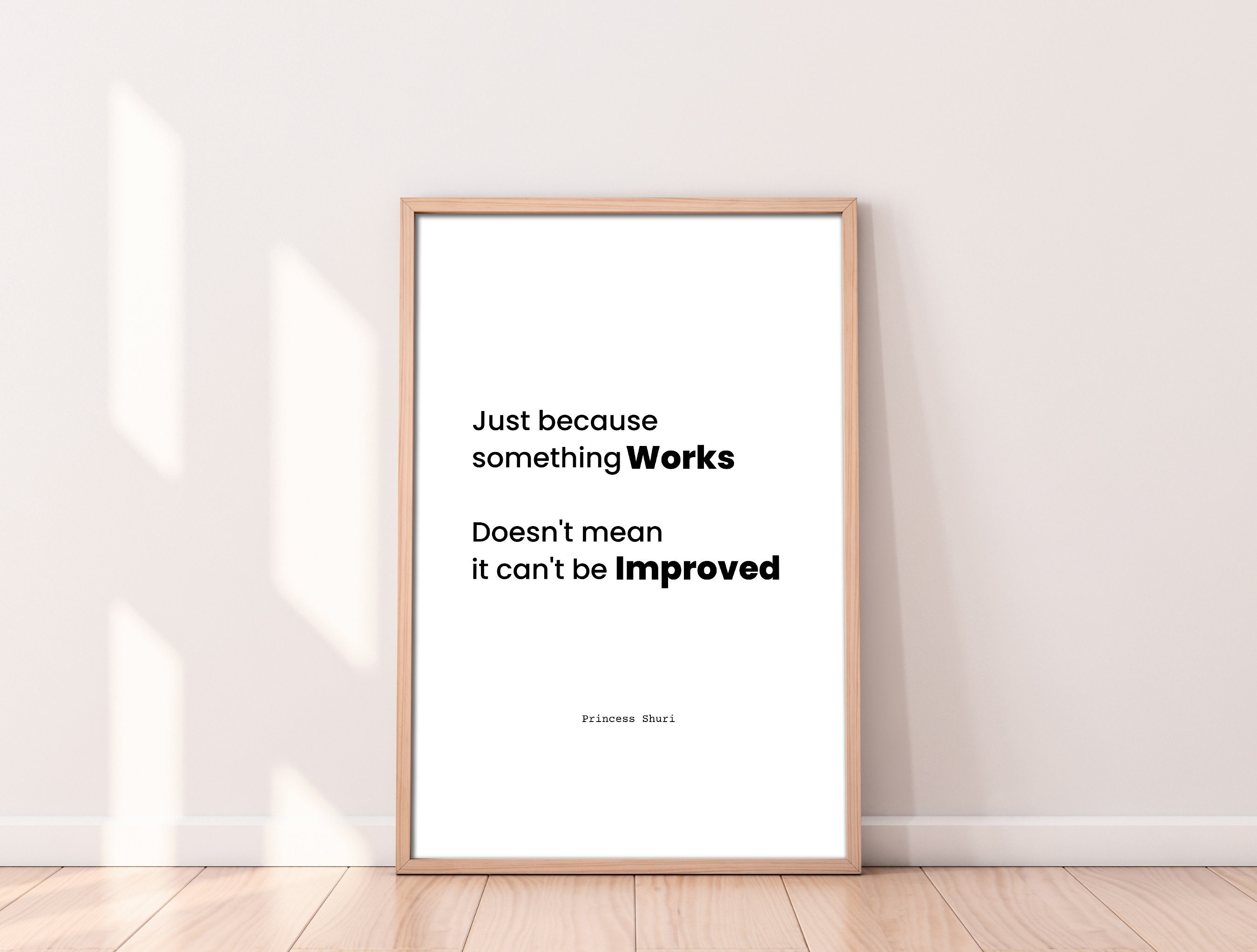 Marvel Black Panther Printable Quote, Wakanda Forever Print, Shuri ...