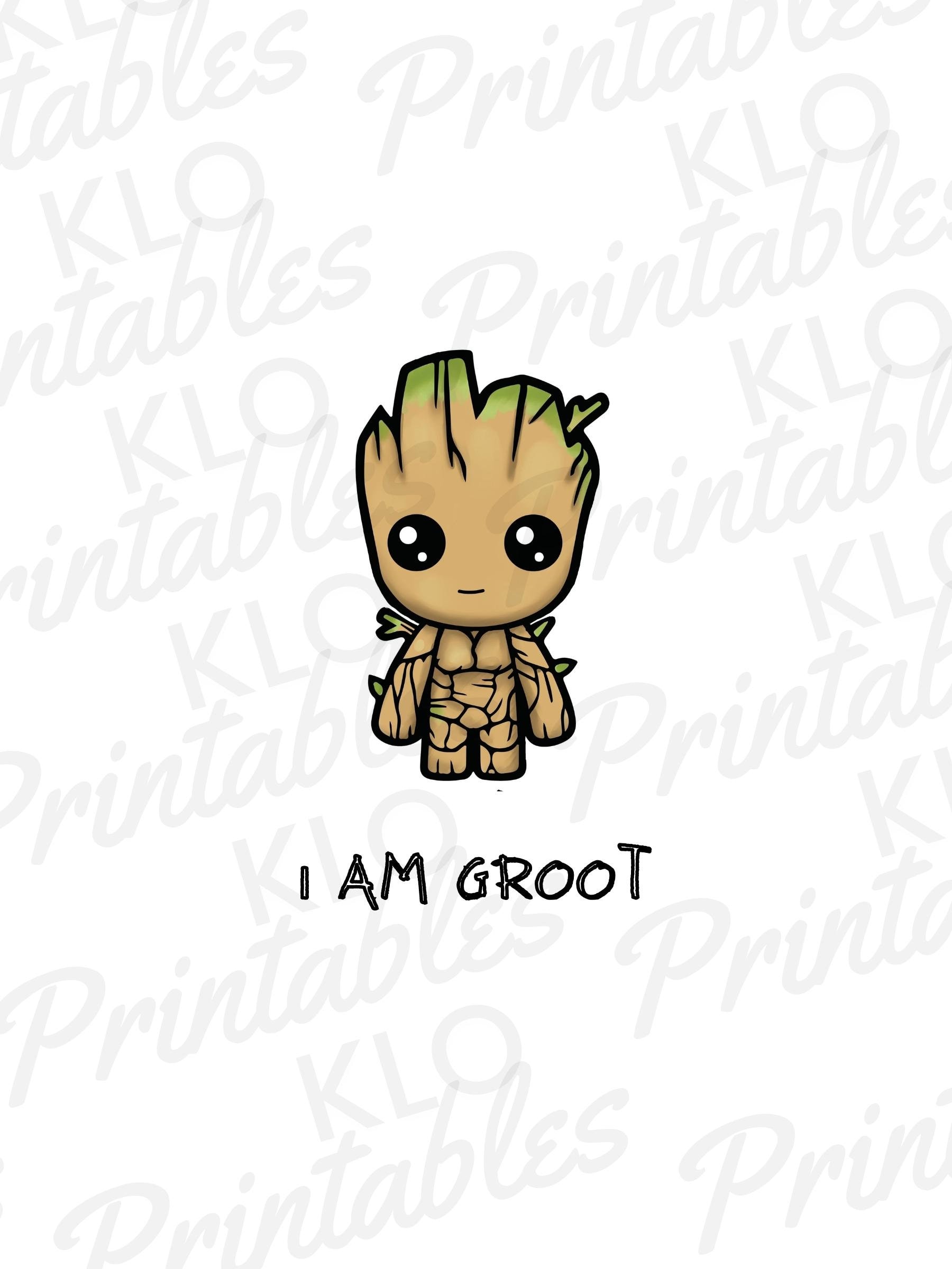 I Am Groot Printable Quote, Marvel Wall Art, Guardians of the Galaxy ...