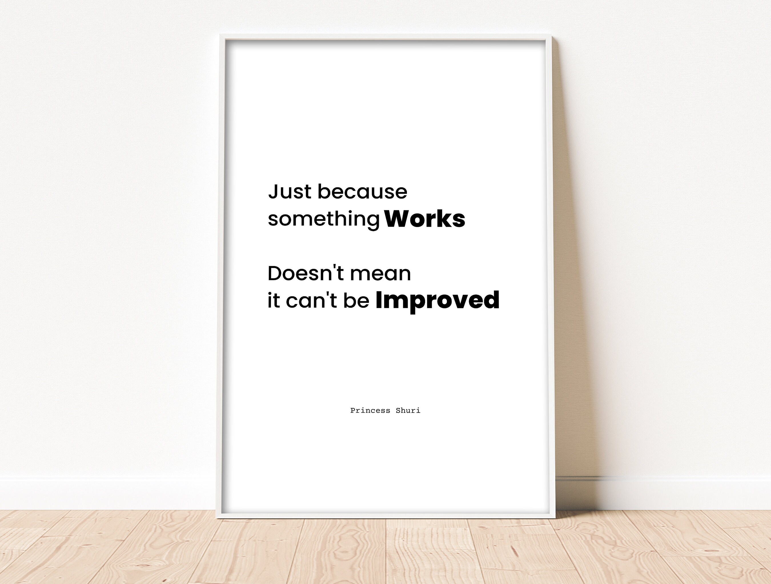 Marvel Black Panther Printable Quote, Wakanda Forever Print, Shuri ...