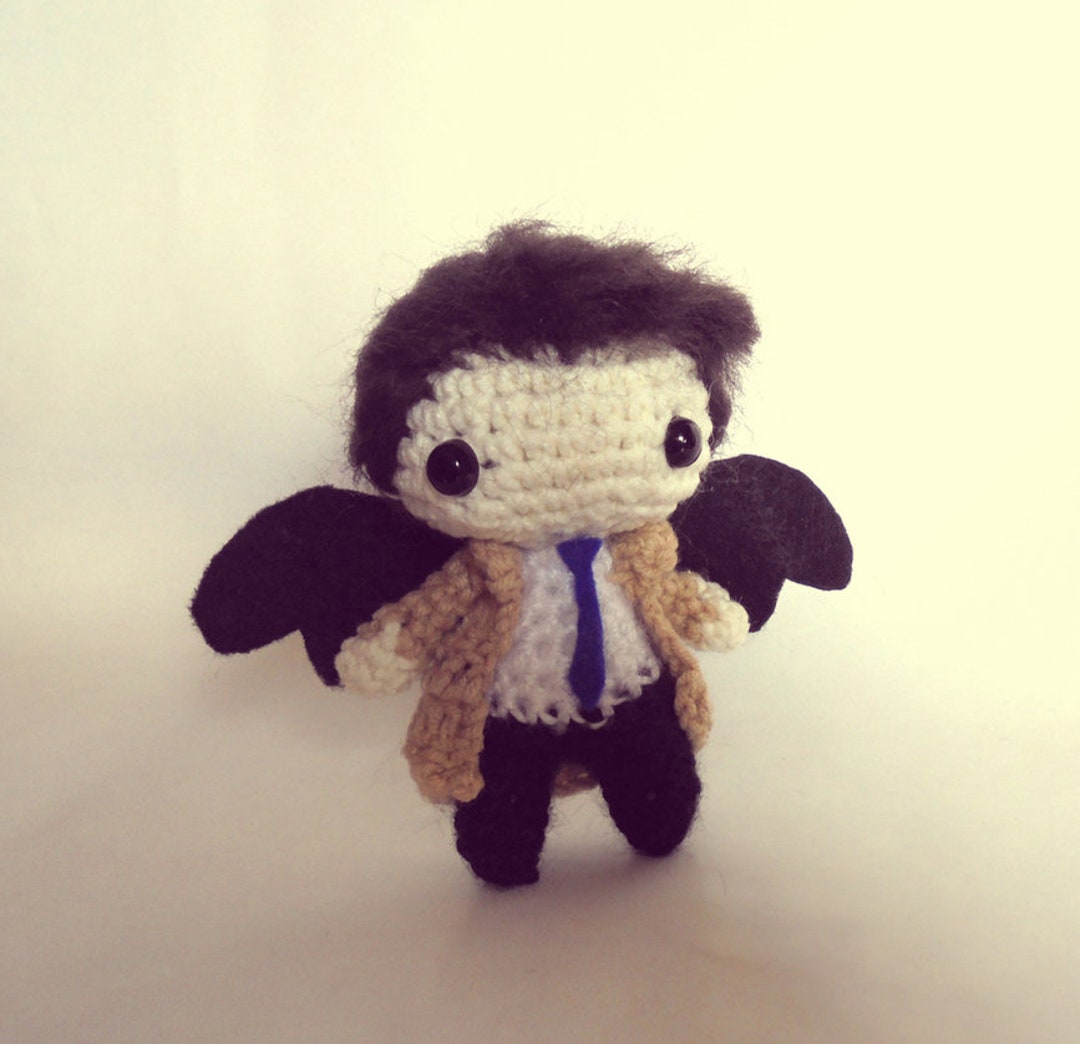 The Angel CASTIEL - Supernatural SPN Mini Doll - Fandom Toy - Etsy