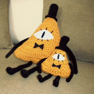 BILL Cipher - GRAVITY FALLS - Custom Fandom Doll/plushie, Gift for a ...