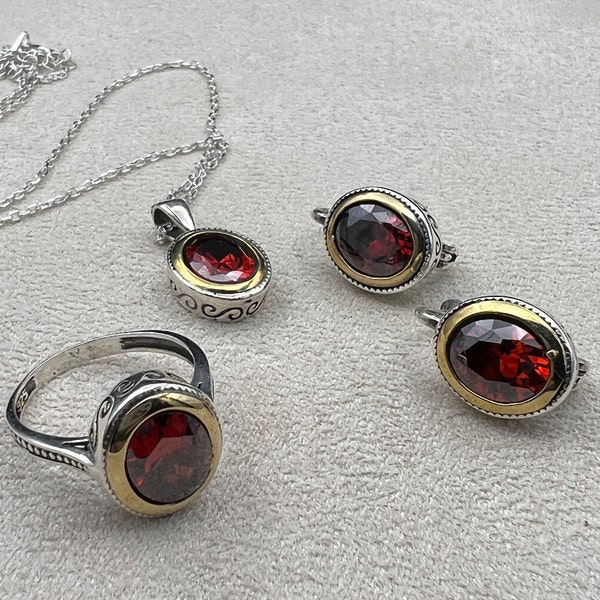 Ruby Jewelry for Women - Etsy