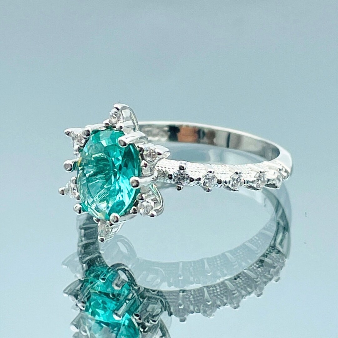 Women Sterling Silver Stone Ring, Authentic Minimalist Ring, 925 ...