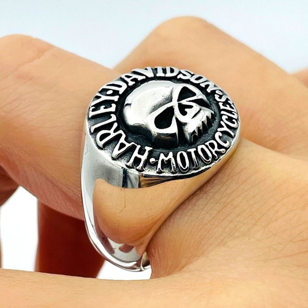 Biker Ring - Etsy