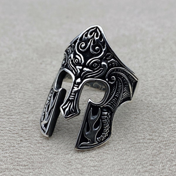 Helmet Ring - Etsy