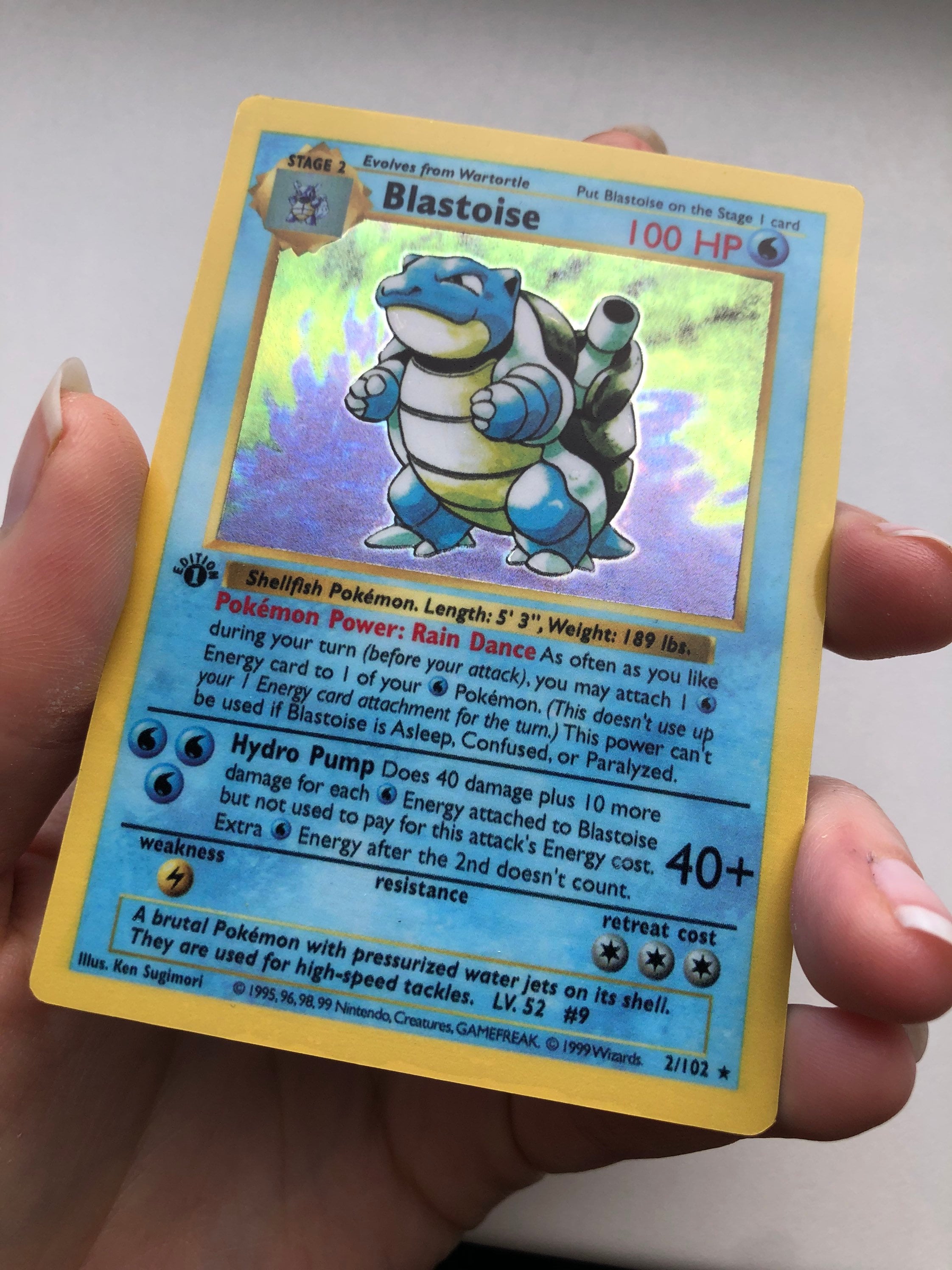 Custom 1st Edition Shadowless Blastoise Proxy Holo Card 2 102 Etsy custom-1st-edition-shadowless-blastoise-proxy-holo-card-2-102-etsy