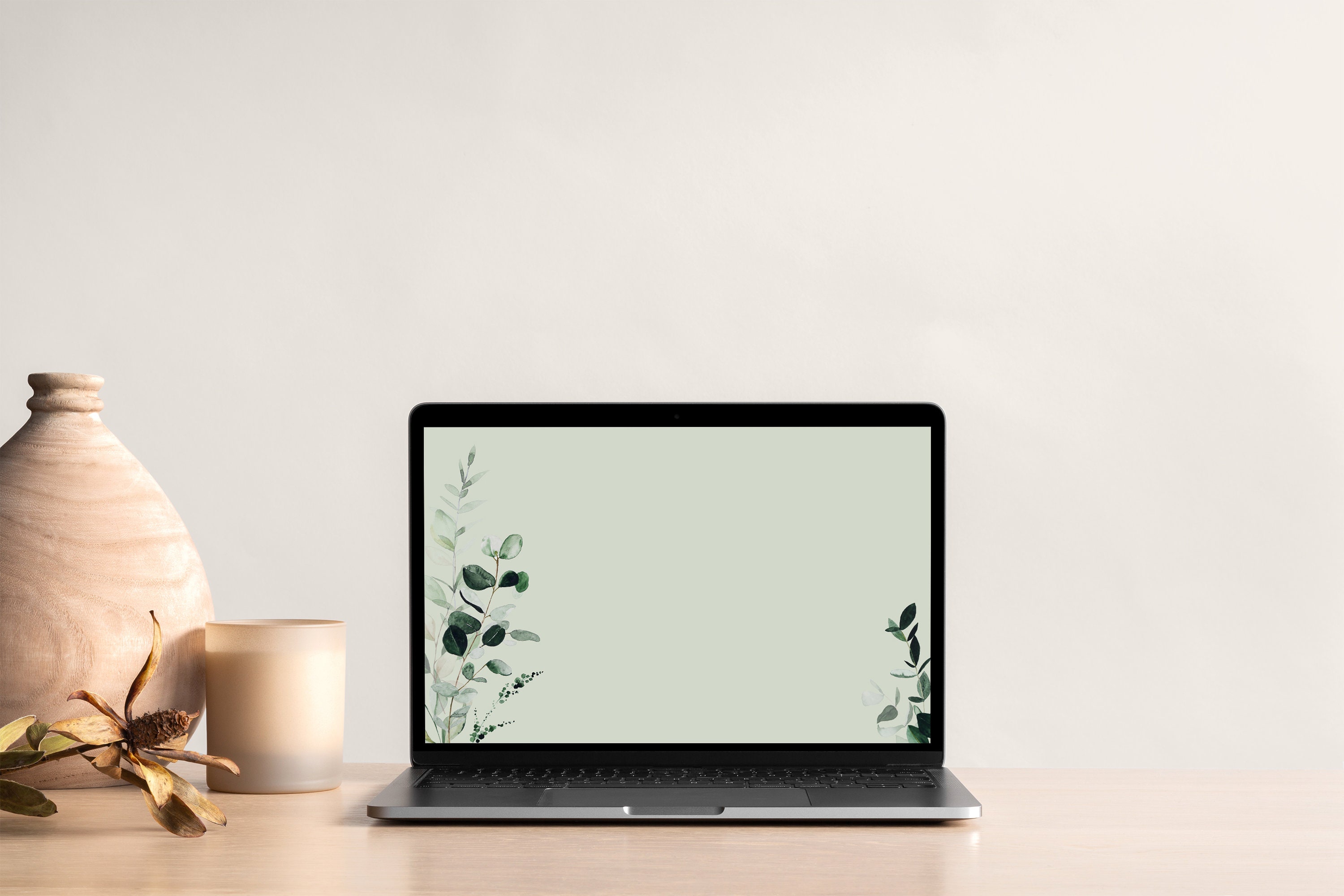 Desktop Wallpaper Green Botanical Imac Wallpaper Laptop - Etsy