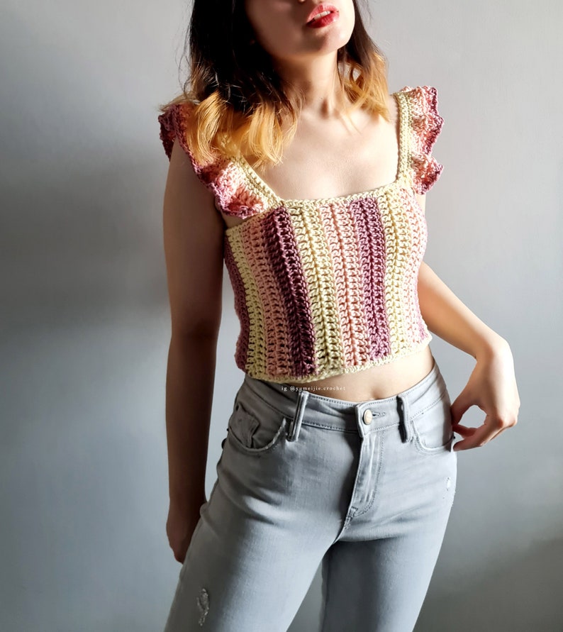 Crochet Top Pattern:lilia Top Pattern - Etsy