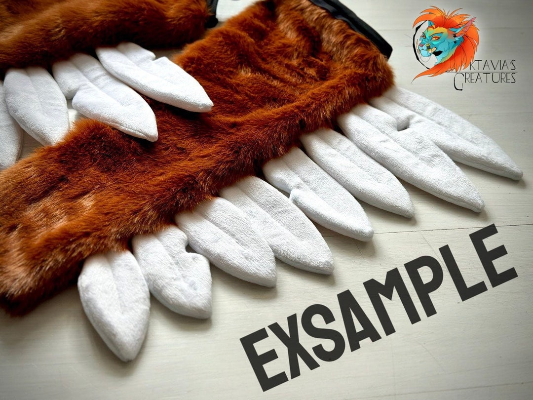 Fabric Feathers for Fursuits, Cosplay & Costumes Digital Pattern and ...