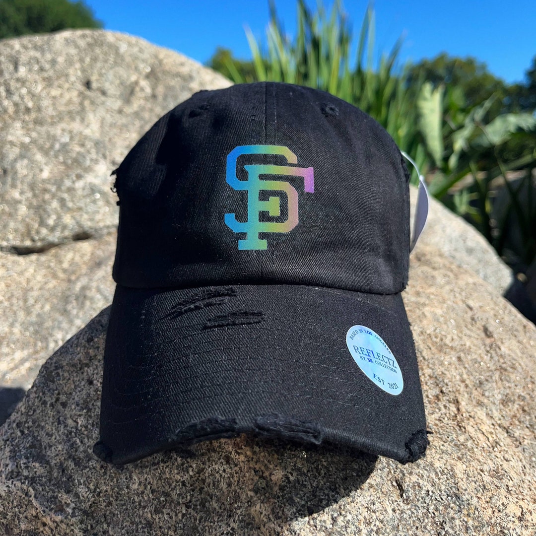 San Francisco Reflective Baseball Cap - Vintage Style - Unisex ...