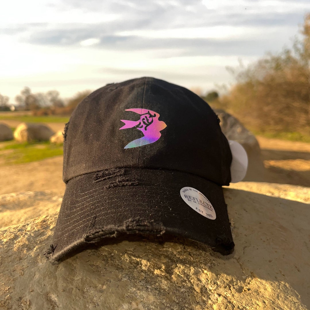 Bird - Dad Hat/baseball Cap - Reflective Holographic Vinyl - Vintage ...