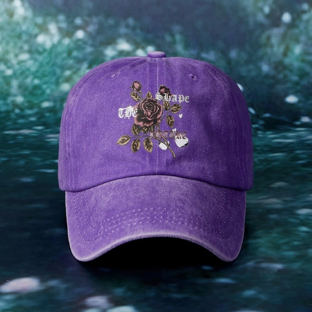Purple Rose - Dad Hat/baseball Cap - Printed - Unisex - Adjustable ...
