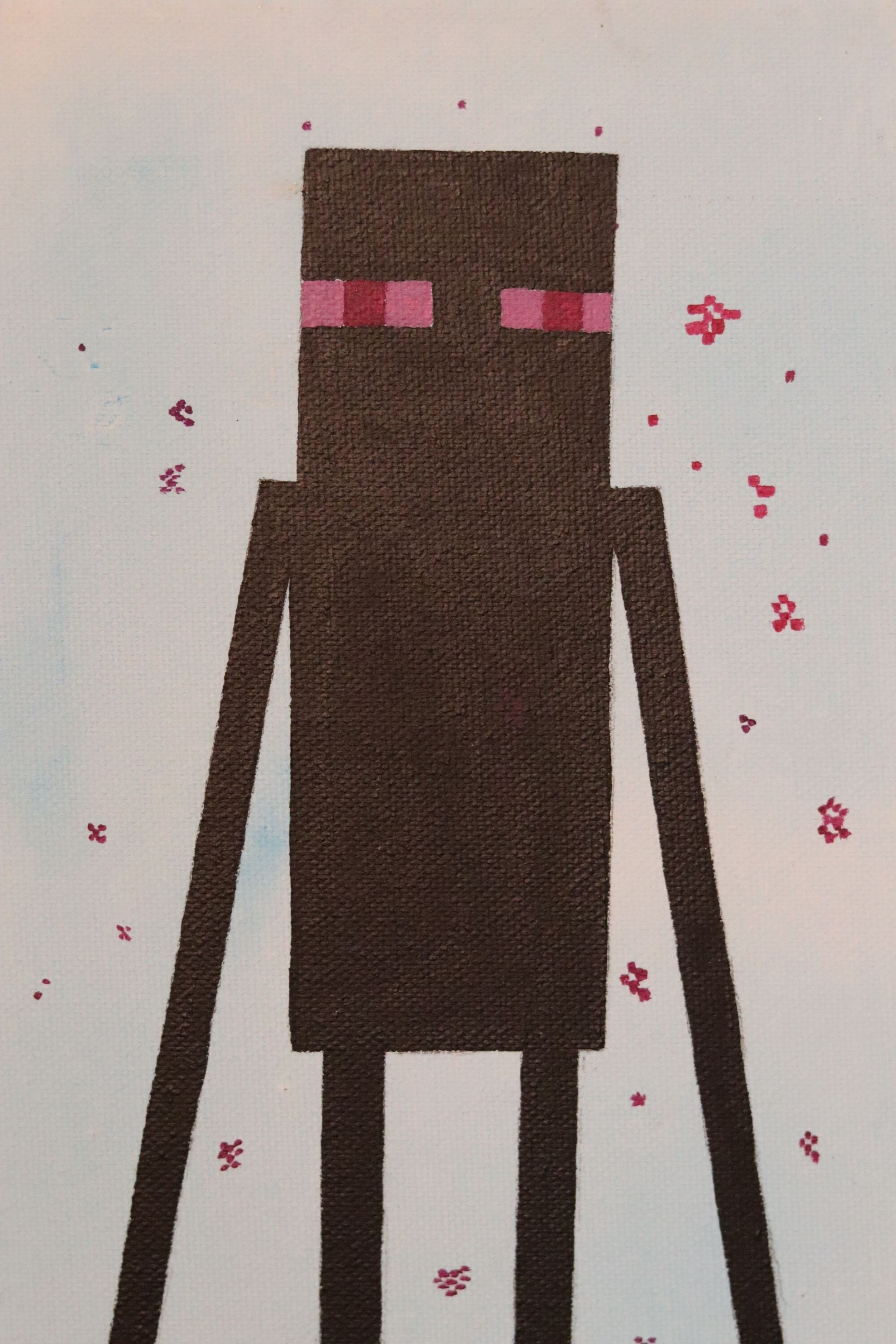 Enderman Face Stencil