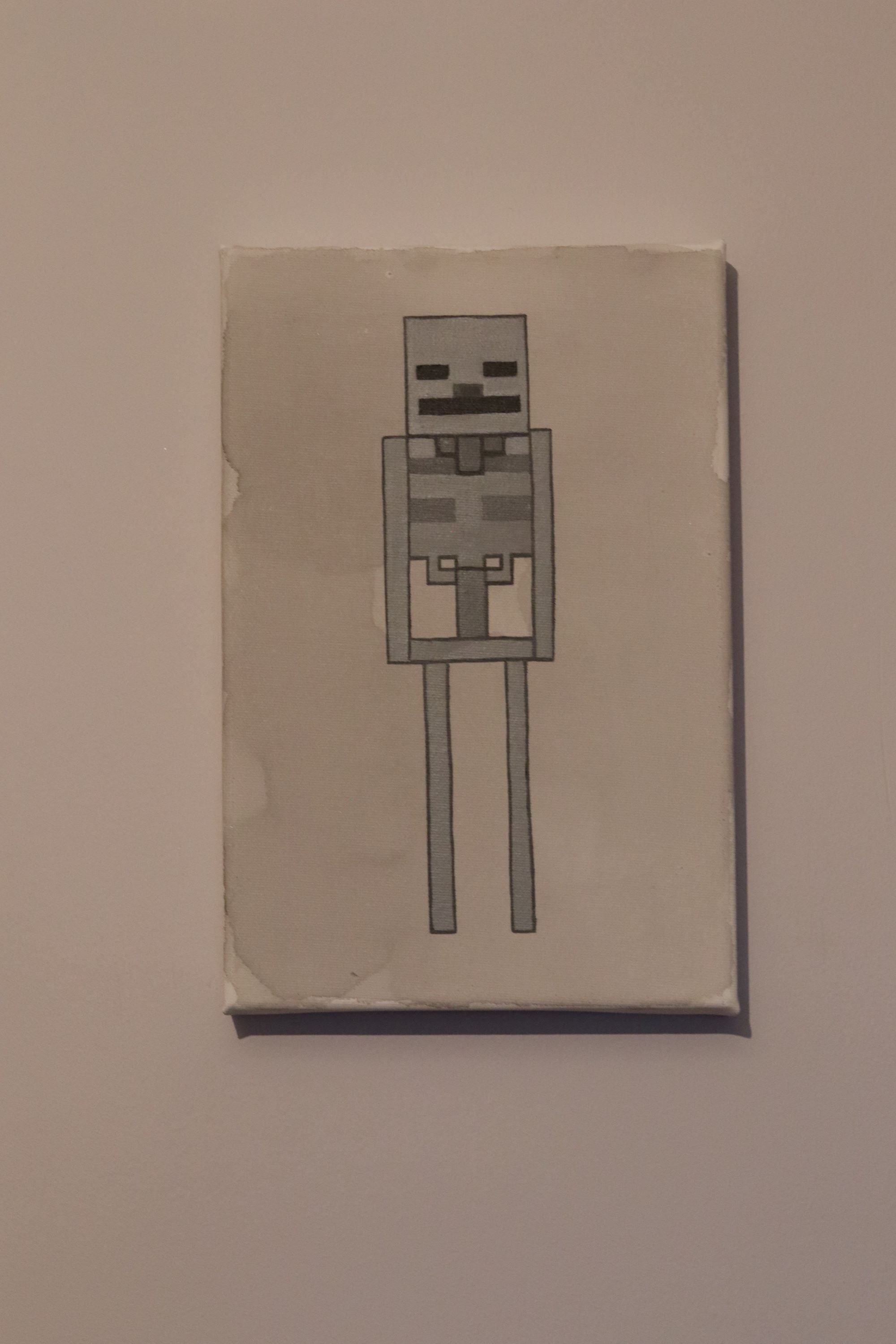 How To Draw A Minecraft Skeleton