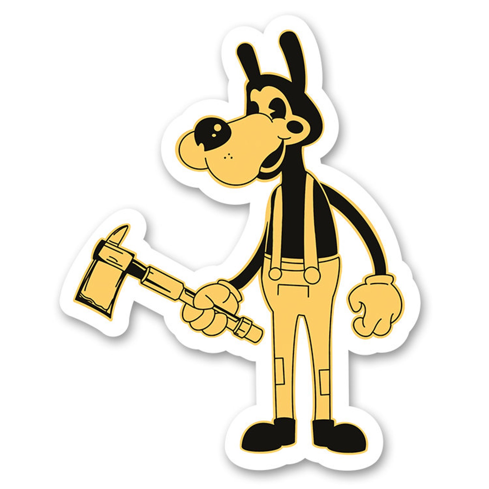 Bendy and the Ink Machine Inspired Stickers Boris | Etsy