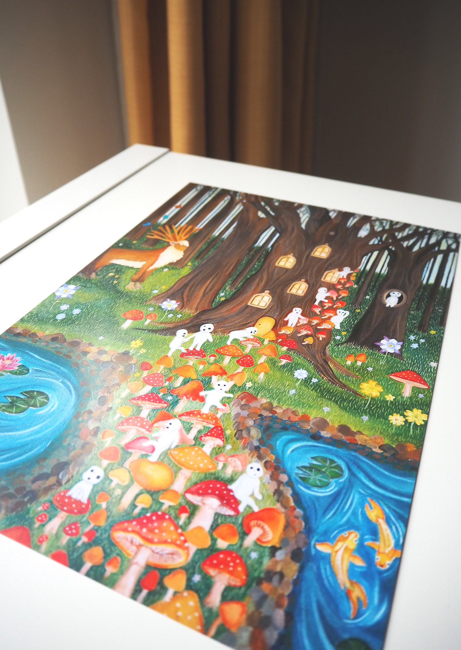 Princess Mononoke Print A4 | Studio Ghibli | Original Illustration - Etsy